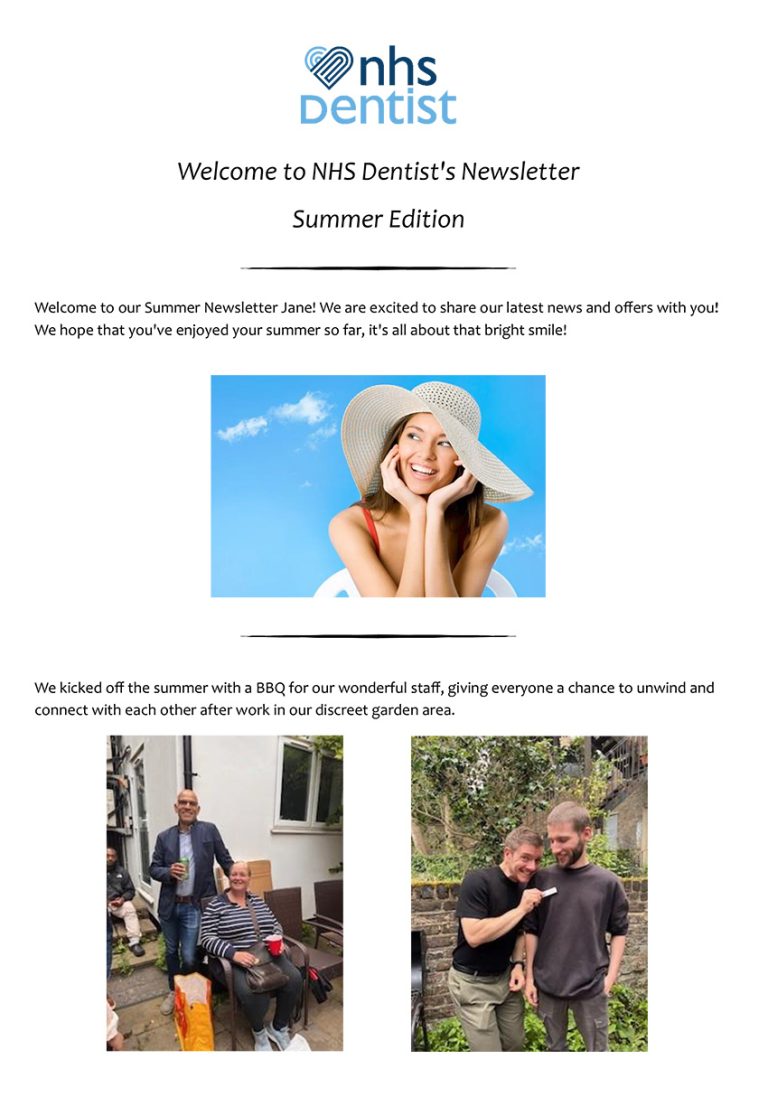 Summer Newsletter 2024 | NHS Dentist